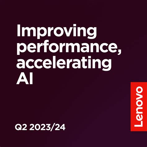 Lenovo Sees Signs Of Recovery Across Technology Sector Delivers Quarter On Quarter Performance