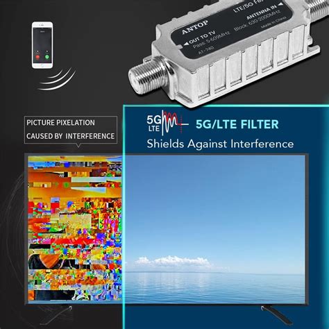 Buy Antop Lte Filter For Tv Antenna 5g Lte Filter To Reduce