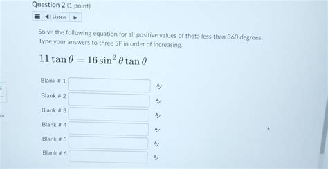 Solved Solve The Following Equation For All Positive Values Chegg Com
