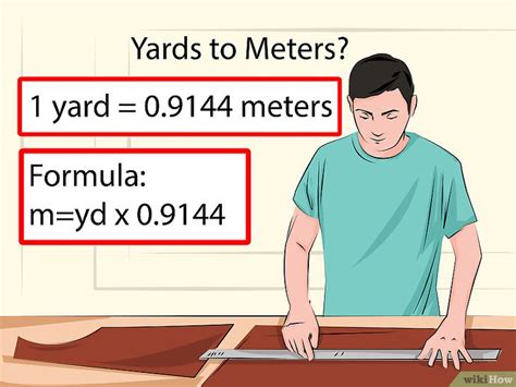 3 Cara Untuk Mengonversi Yard Ke Meter Wikihow