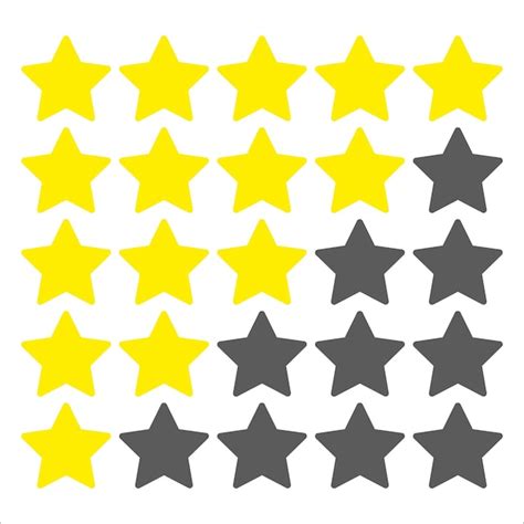 Premium Vector Yellow Star Rating