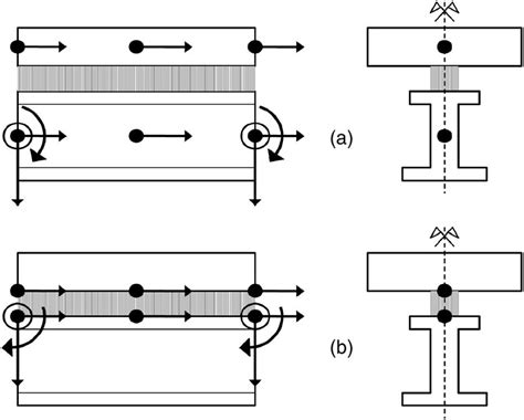 Degrees Of Freedom Of The 10 Dof Composite Beam Element Used A Download Scientific Diagram