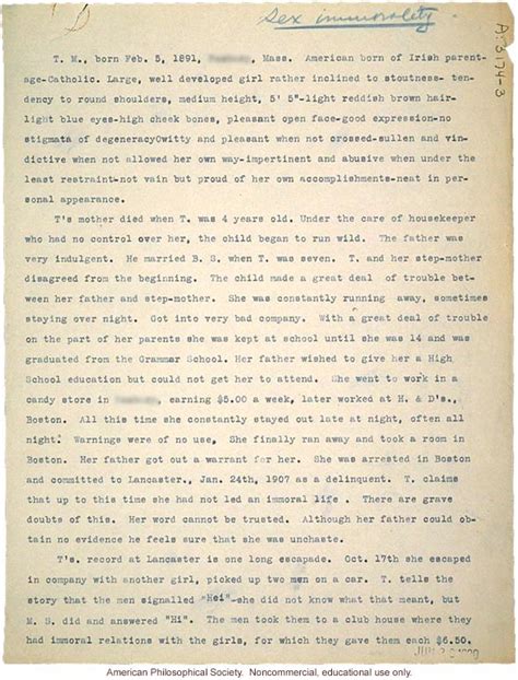 Case Study In Sex Immorality CSHL DNA Learning Center