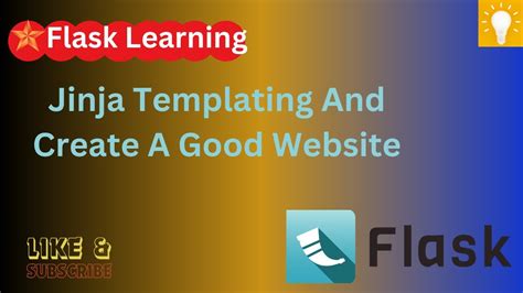 Jinja Templating And Create A Good Website Interface In Flask Flask In Python Youtube