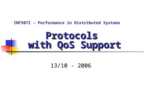 Ppt Protocols With Qos Support Dokumentips