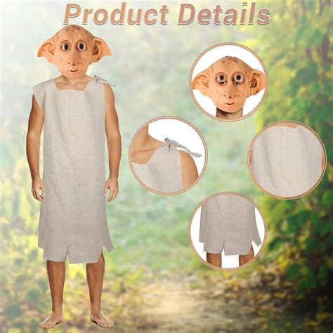 Sinsen Dobby Costume Mask For Adults Halloween Latex House Elf Dobby