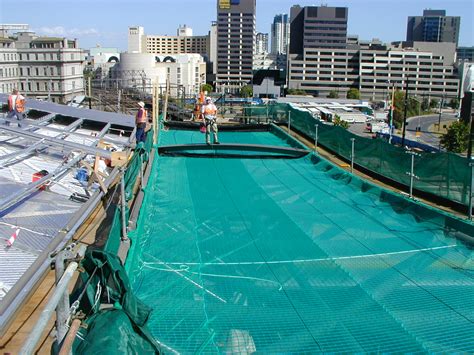 45mm Mesh Safety Net With Debris Overlay Huck