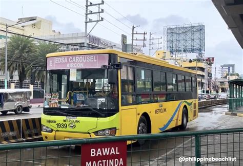 2025 Edsa Carousel Guide Bus Routes And Stops Philippine Beach Guide