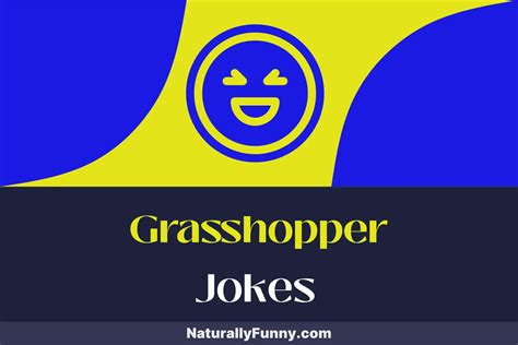 561 Grasshopper Jokes That Jumpstart The Joy Naturally Funny
