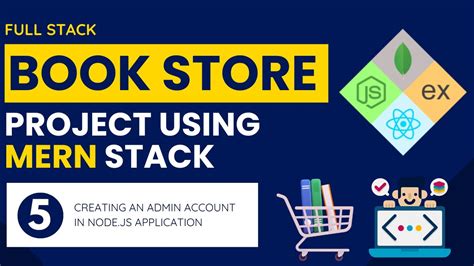 Creating An Admin Account In Nodejs Application Full Stack Book Store