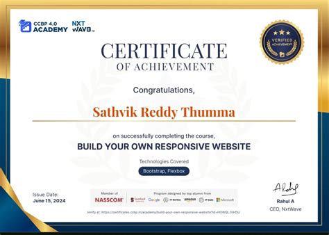 Sathvik Reddy Thumma On Linkedin Successfully I Have Completed
