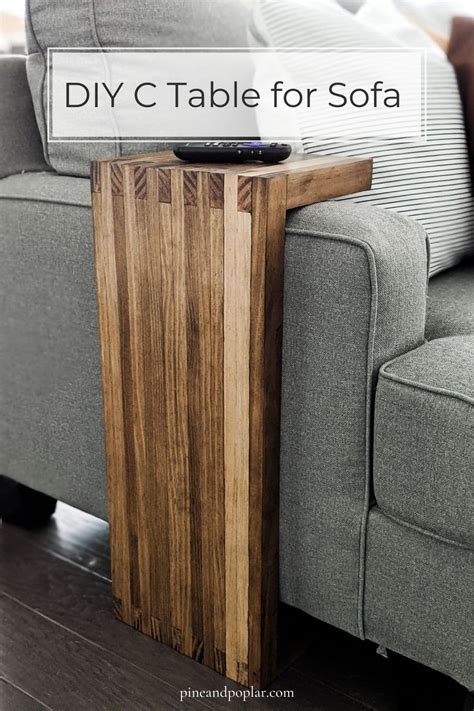 Diy C Table For Sofa Pine And Poplar