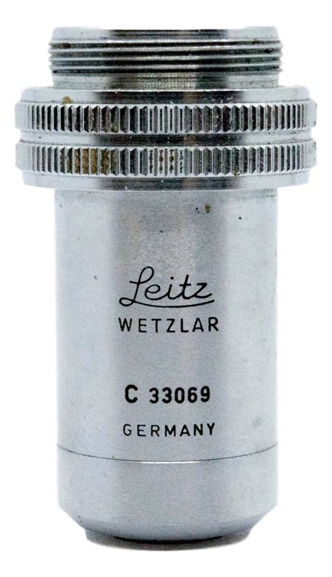 Leitz X Pl 16x Objective Microscope Central