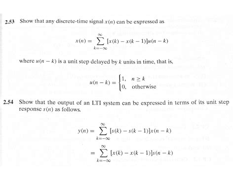 Solved 253 Show That Any Discrete Time Signal Xn Can Be Solved 253 Show That Any Discrete Time Signal Xn Can Be