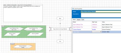 Copy Column From One Collection To The Other Code Stage Blue Prism Product