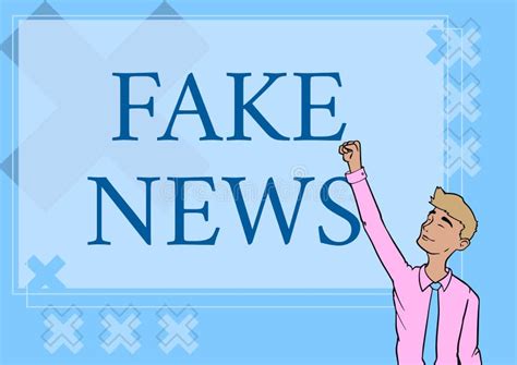 Text Caption Presenting Fake News Concept Meaning False Information Publish Under The Guise Of