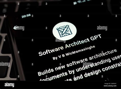 Software Architect Custom Gpt Seen In Gpt Store On The Screen Of
