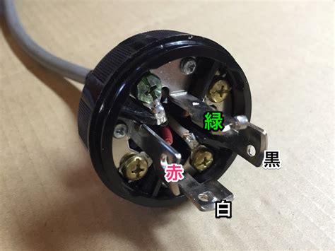 Yk Memo 3相200vプラグ 繋ぐ線の色