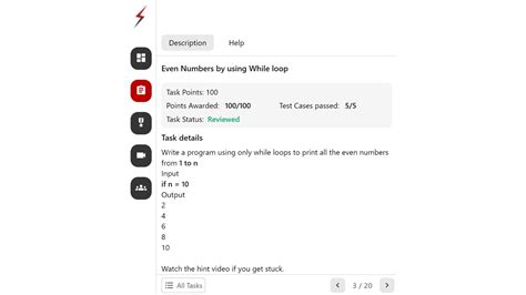 Even Number By Using While Loop Sharpener Assignment Answers Sharpener Tech Review Code