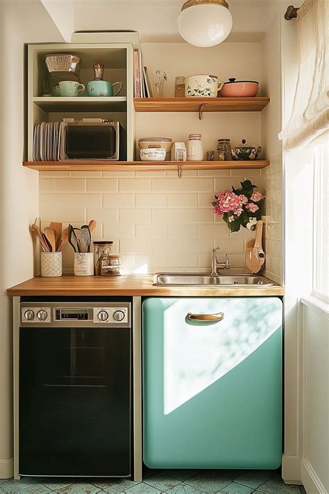Mini Kitchen Design 35 Tiny Ideas That Prove Small Can Be Stunning