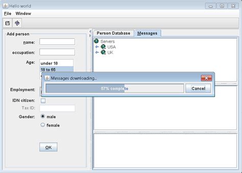 Java Exception When Clicking Jtree Null Pointer Exception Stack