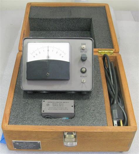 micro signal autocollimator mesa i metrology equipment bmi surplus