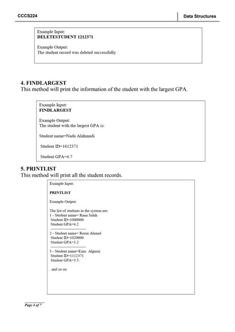Solved Cccs224 Data Structures Program Description Write A