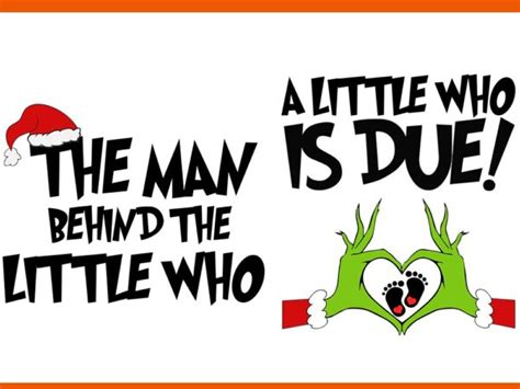 A Little Who Is Due Svg The Man Behind The Little Who Svg Big Sister Of The Little Who Is Due