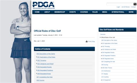 디스크골프 Pdga 공식 규칙 한글 번역본 디스크레이지 번역판 플라잉디스크의 모든 것 디스크레이지