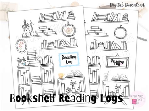 bookshelf reading log printable reading tracker book log books to read books i ve read
