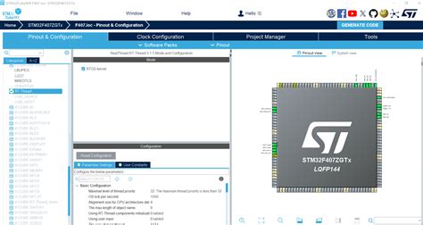 基于stm32cubemx配置rt Thread工程stm32cubemx Rt Thread Csdn博客