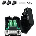 Amazon Com DTECH DB Breakout Connector Male RS Connector Kit Serial Adapter DB Solderless