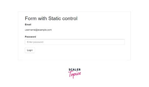Bootstrap Forms Scaler Topics