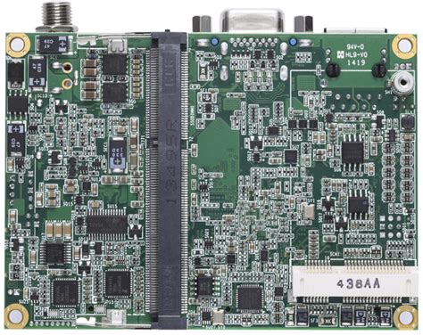 Axiomtek PICO Fanless Bay Trail Pico ITX Motherboard Includes A SO DIMM Socket And SATA Ports