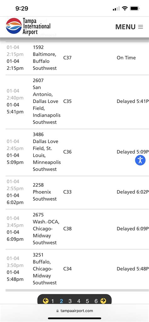 Is There Another Issue With Swa Im Flying Out Of Tpa And This Is There Current Status R