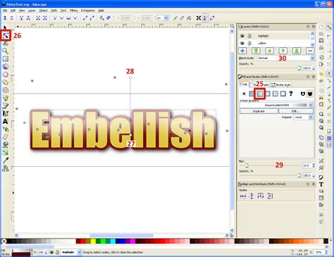How To Underline Text In Inkscape Omnimpo