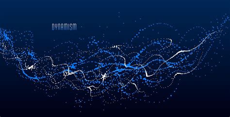 Premium Vector Particle Flow Array Colorful Vector Abstract Background Life Forms Bio Theme