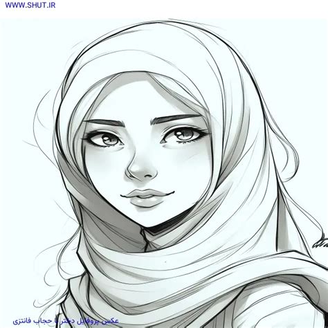 عکس پروفایل دختر با حجاب فانتزی
