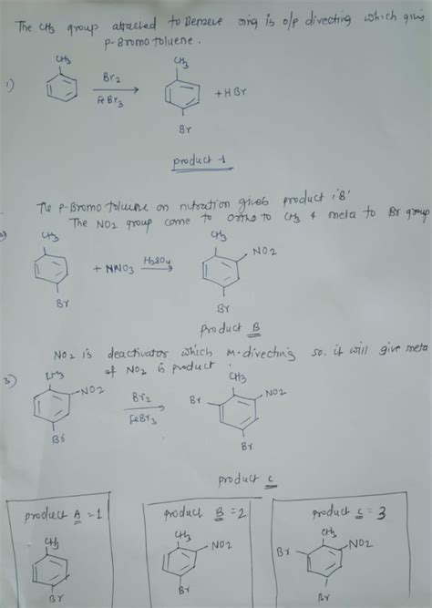 [solved] Please Draw Structure For Major Products For Each Step In Step 2 Course Hero