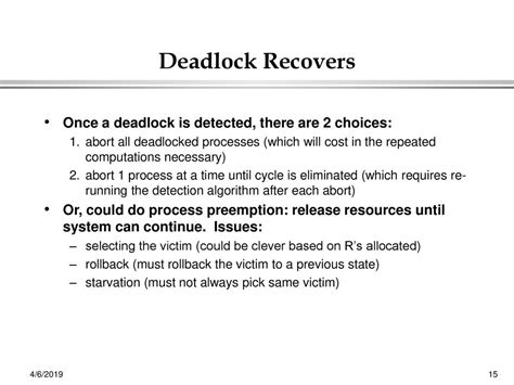 Deadlock Hank Levy Ppt Download