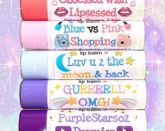 Purple Stars 02 Lipsessed Etsy Ireland