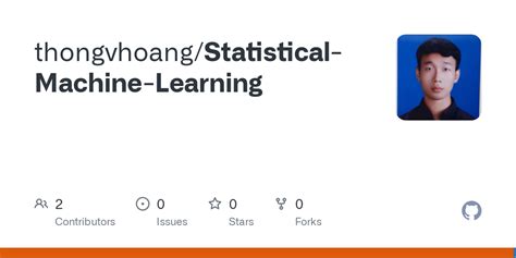 Github Thongvhoang Statistical Machine Learning