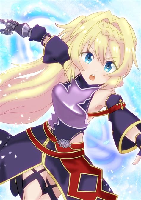 Safebooru 1girl Aizawa Azusa Armor Armpits Asukamama89 Bare Shoulders