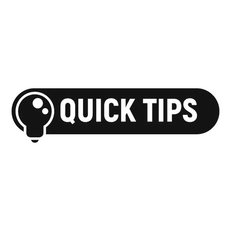 Premium Vector Business Tip Icon Simple Vector Advice Idea Text Sticker