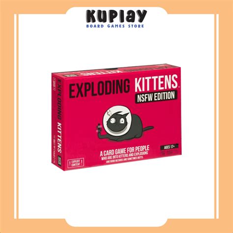 Exploding Kittens NSFW Edition New Box Original Board Game Party Board Game Made By