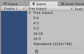 Changing The Aspect Ratio And Resolution Of The Game View Mastering