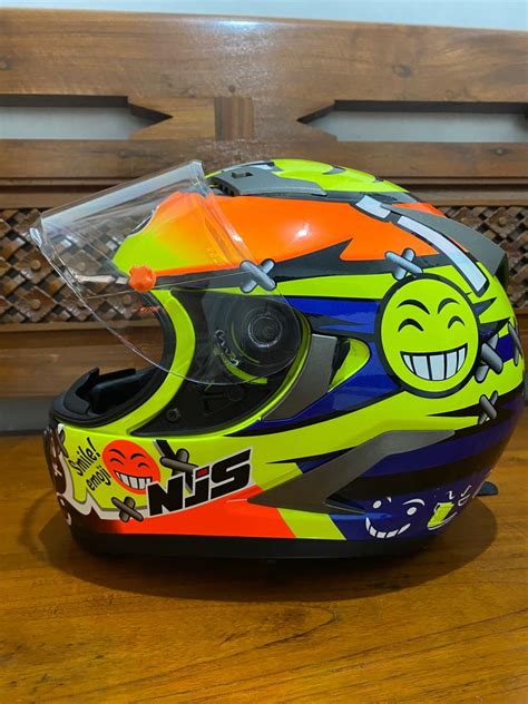 Helm Njs Size L Jarang Pakai Motor Di Carousell