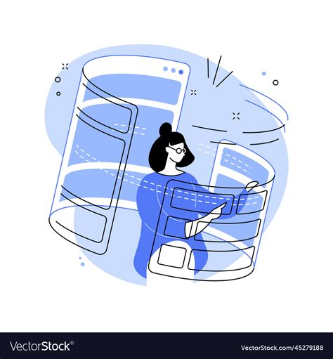 Cms Development Abstract Concept Royalty Free Vector Image