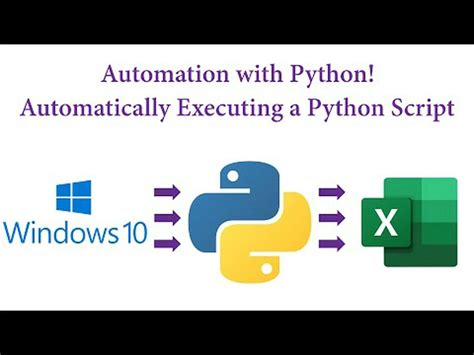 Automation With Python Automatically Executing A Script Windows 10