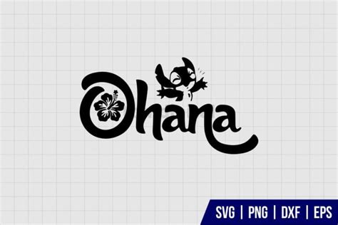 Stitch Ohana Lilo And Stitch Svg Gravectory